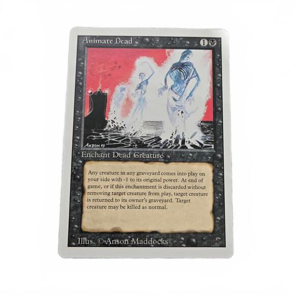 Wizards Of The Coast | Toys | Magic The Gathering Animate Dead Card ...